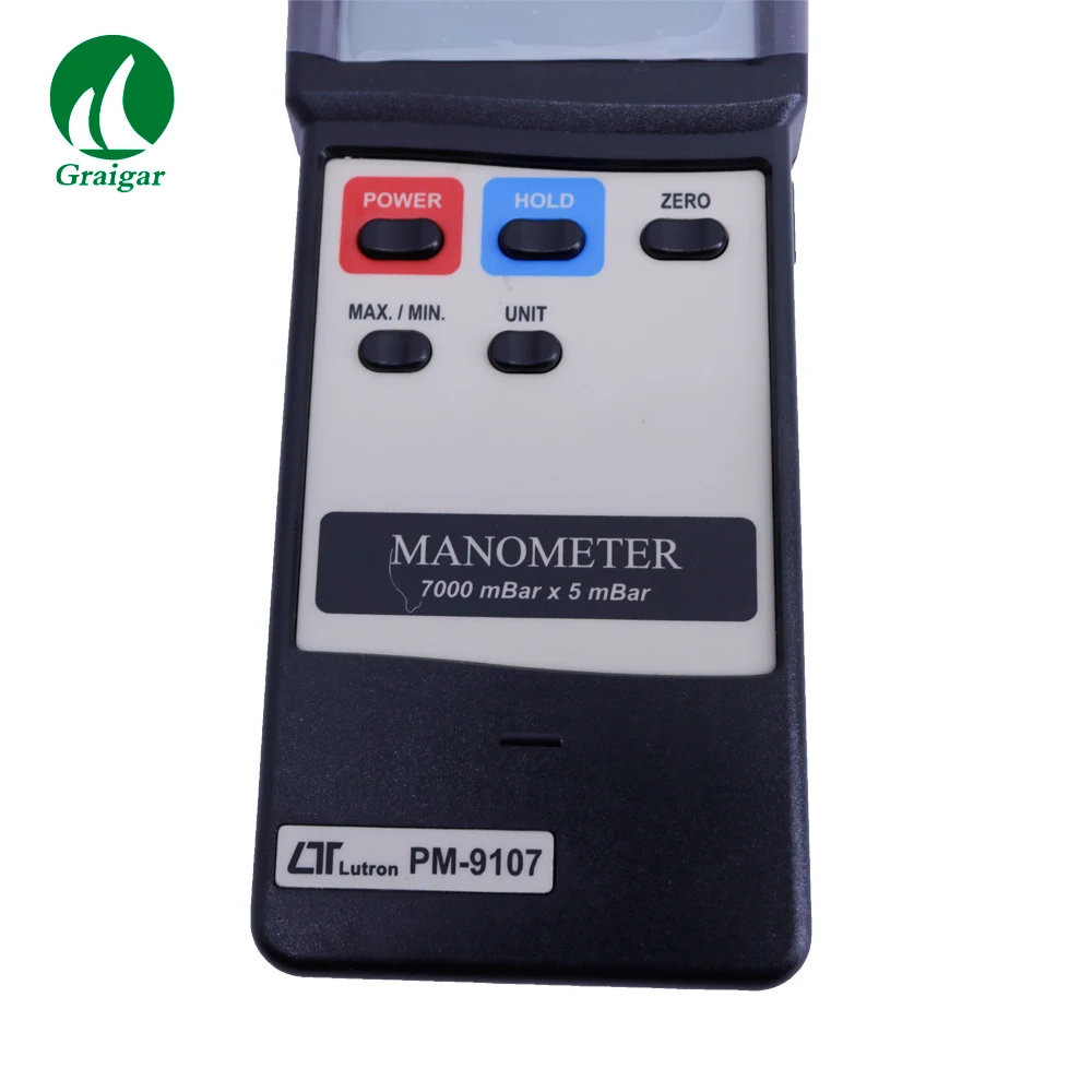 LUTRON PM-9107 Digital Manometer - Precision Pressure Gauge