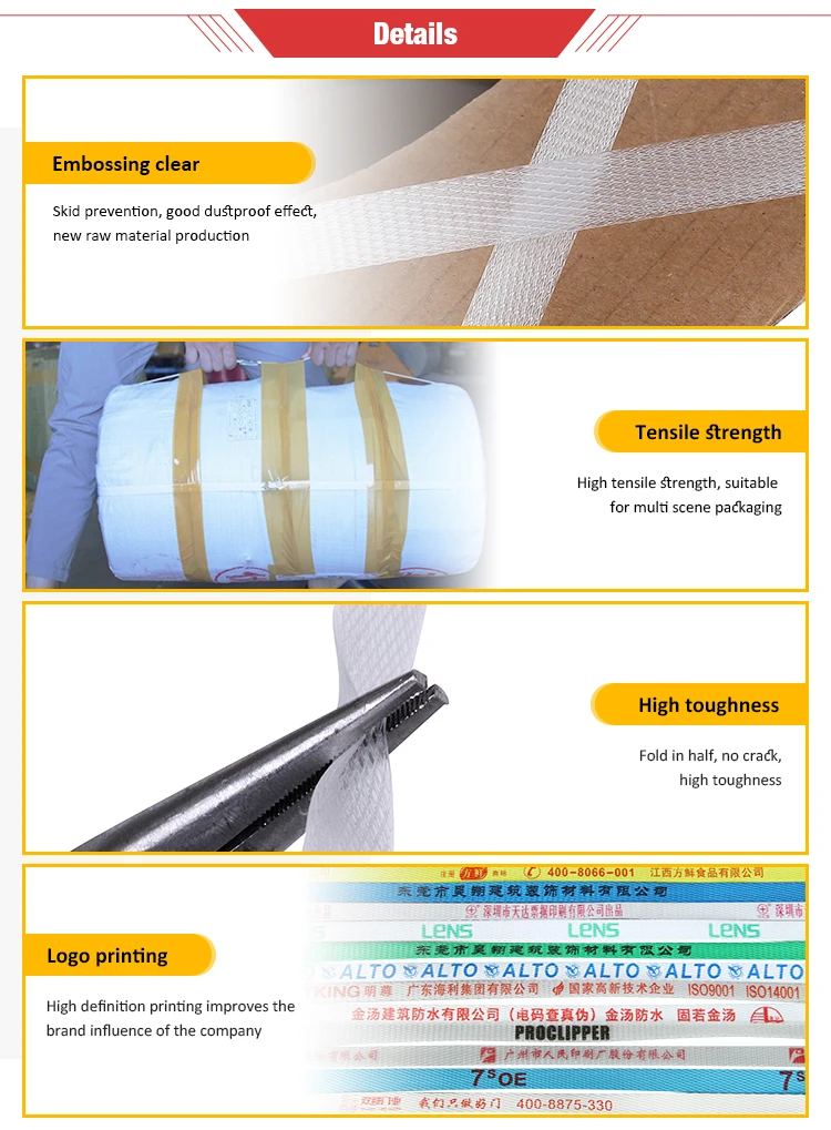 Yalanpack Heavy Duty Belt Cargo Pallet Strapping Belt for Band Packing ...