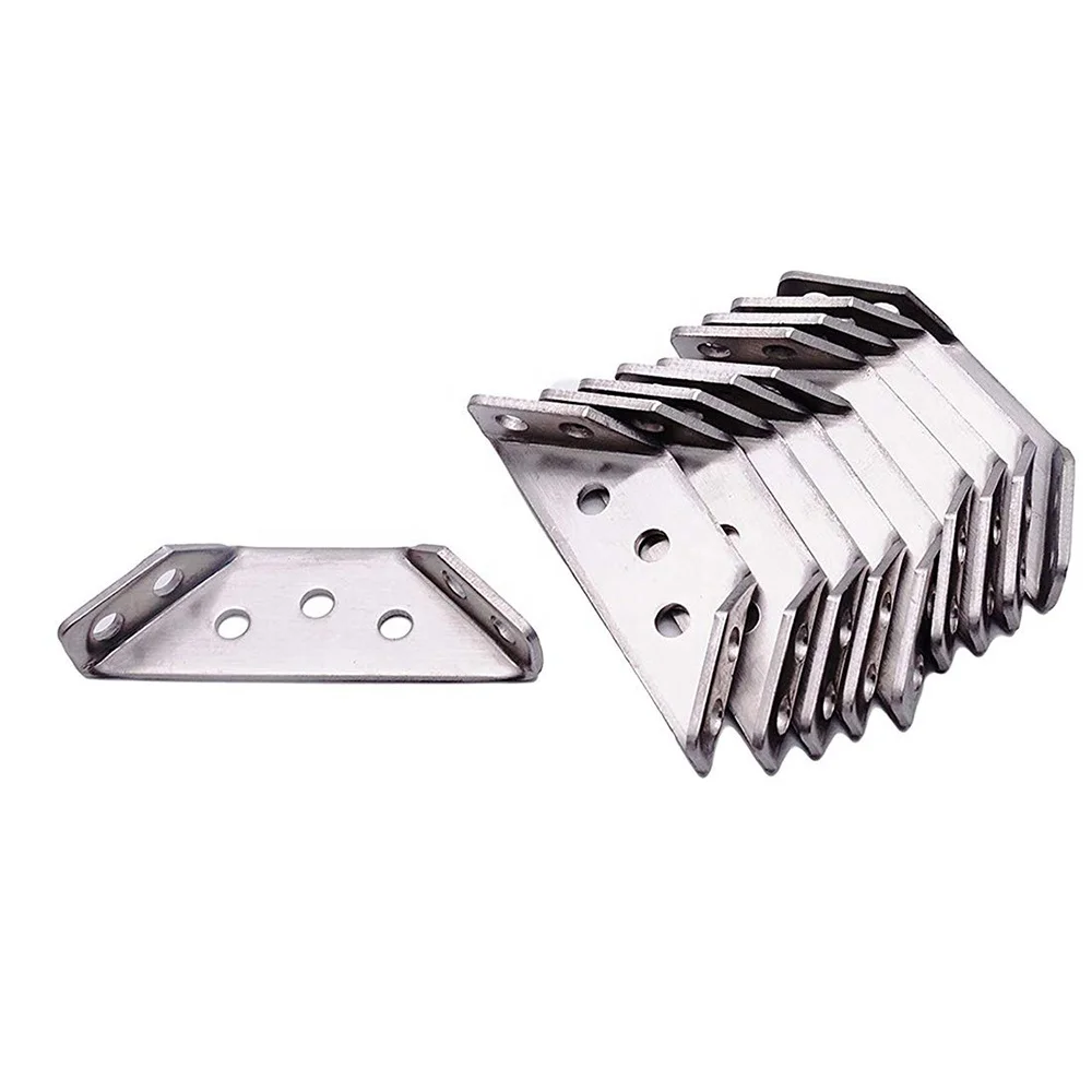 Stainless Steel Angle Shelf Brackets for Wood & Windows
