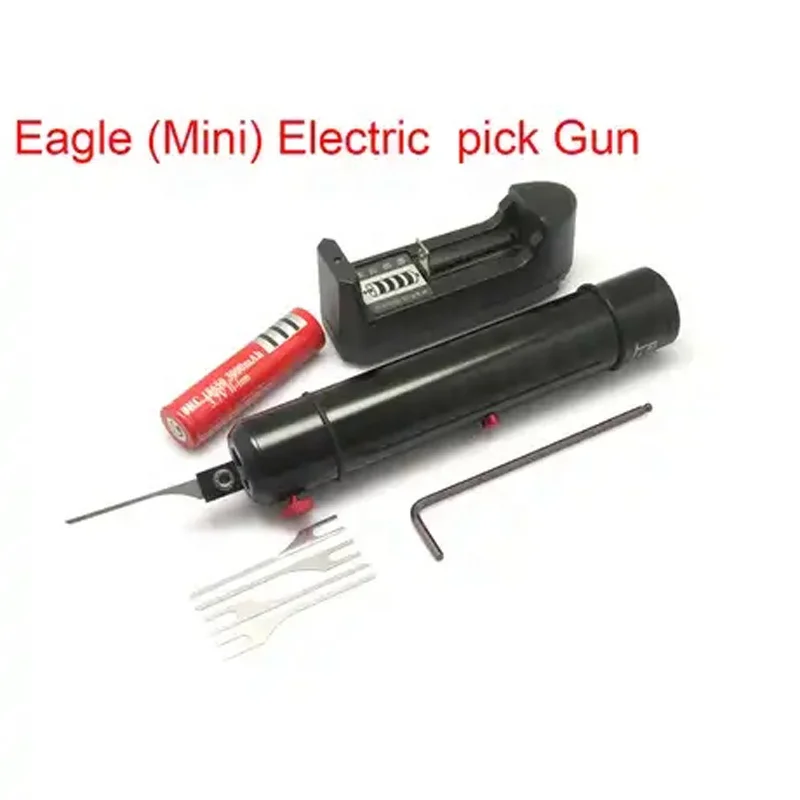 Mini Electric Lock Pick Gun Set - Universal Locksmith Tool Kit ...