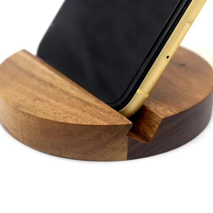 Custom Wood Phone Holder - Durable & Stylish Stand