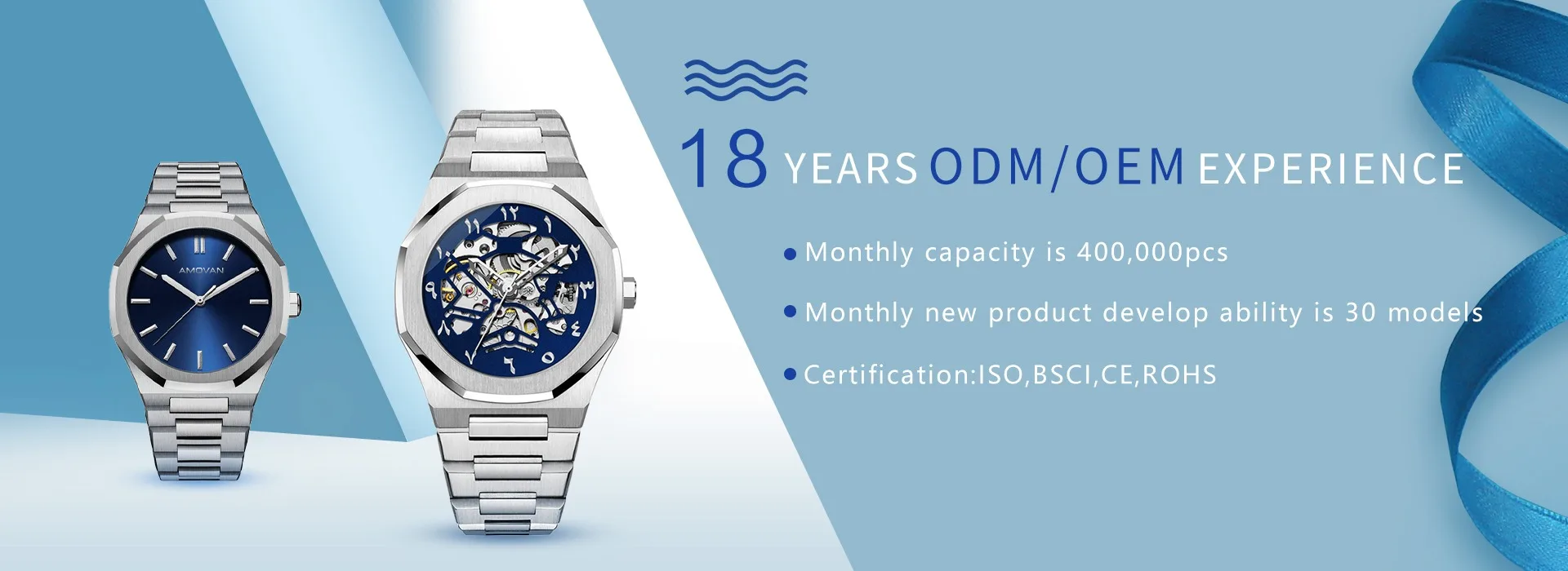 Shenzhen Amovan Industry Co., Ltd. - Stainless Steel Watches/Leather ...