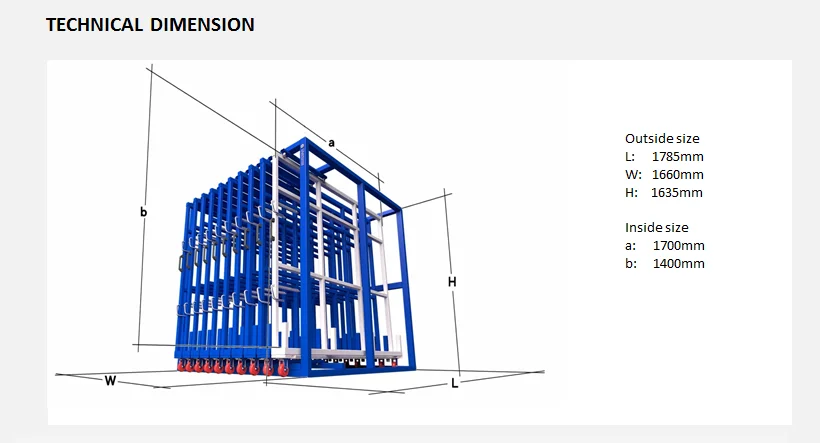 Drawer Type Glass Sheet Storage Rack System - Heavy Duty