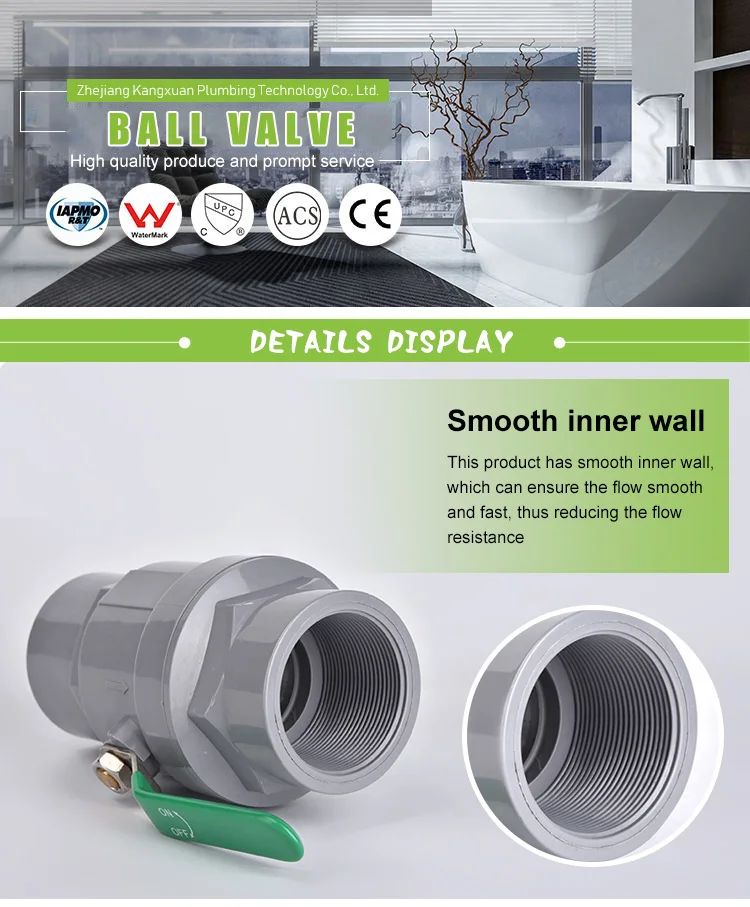 Taizhou Green Valves Valve Butterfly Ss Threaded Ball Valve Pvc - Buy ...