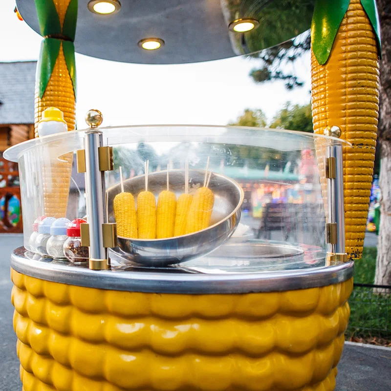 Retail Mobile Sweet Cup Corn Cart with Corn Modular - Ideal for Outdoor ...
