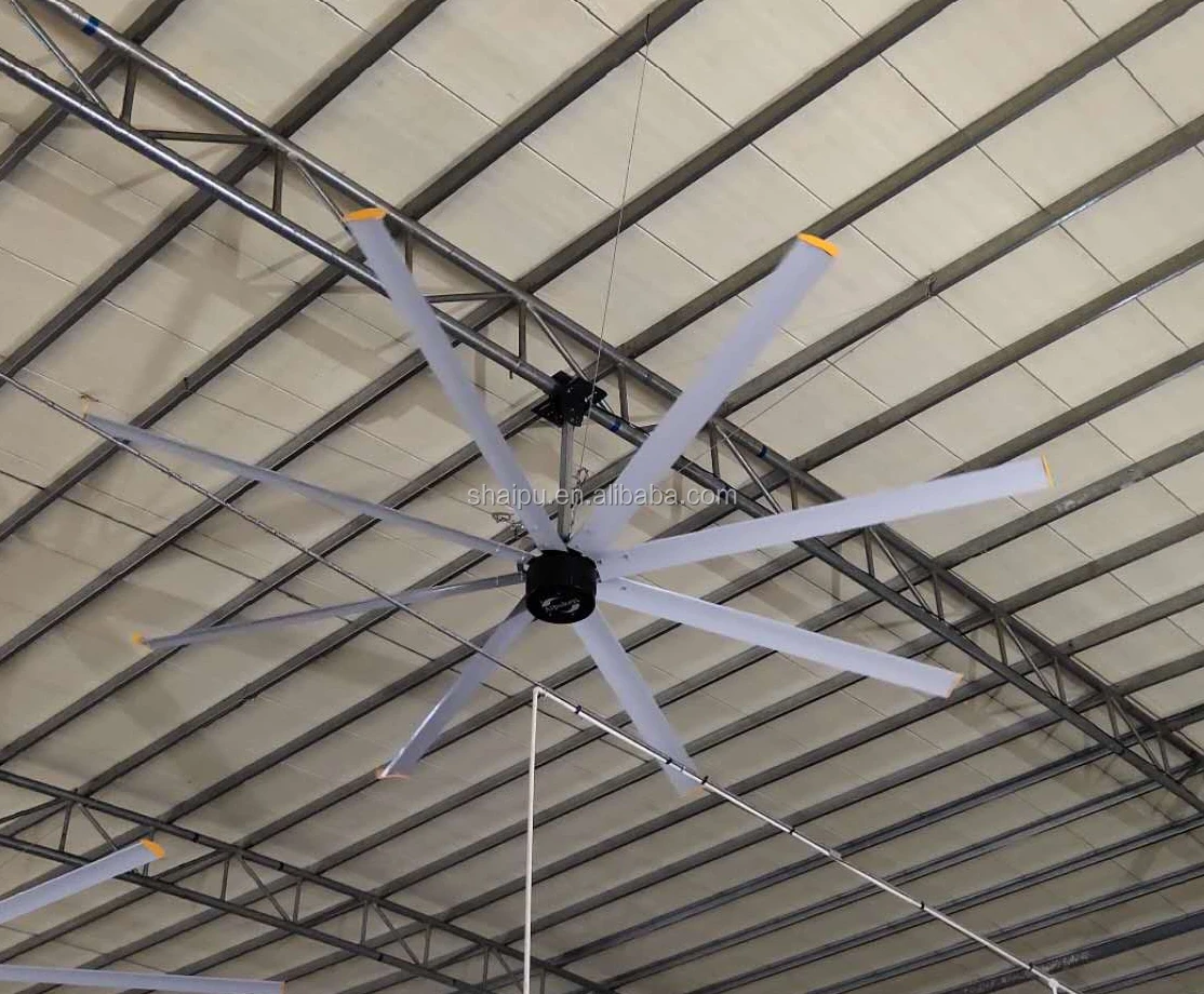 20ft BLDC Motor DC Brushless Industrial Ceiling Fan - 1300W