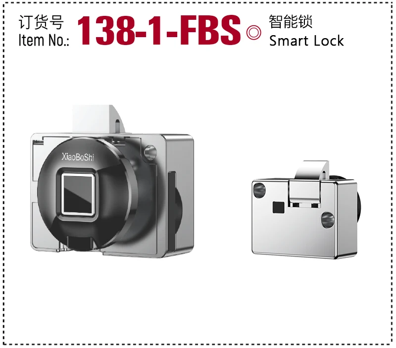 138-1-FBS Series Xiaoboshi Smart Lock for Zinc Alloy Remote Unlock ...