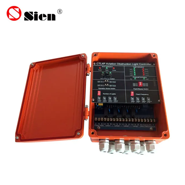Digital Control Box for Obstruction Light - IP66, 3W LED