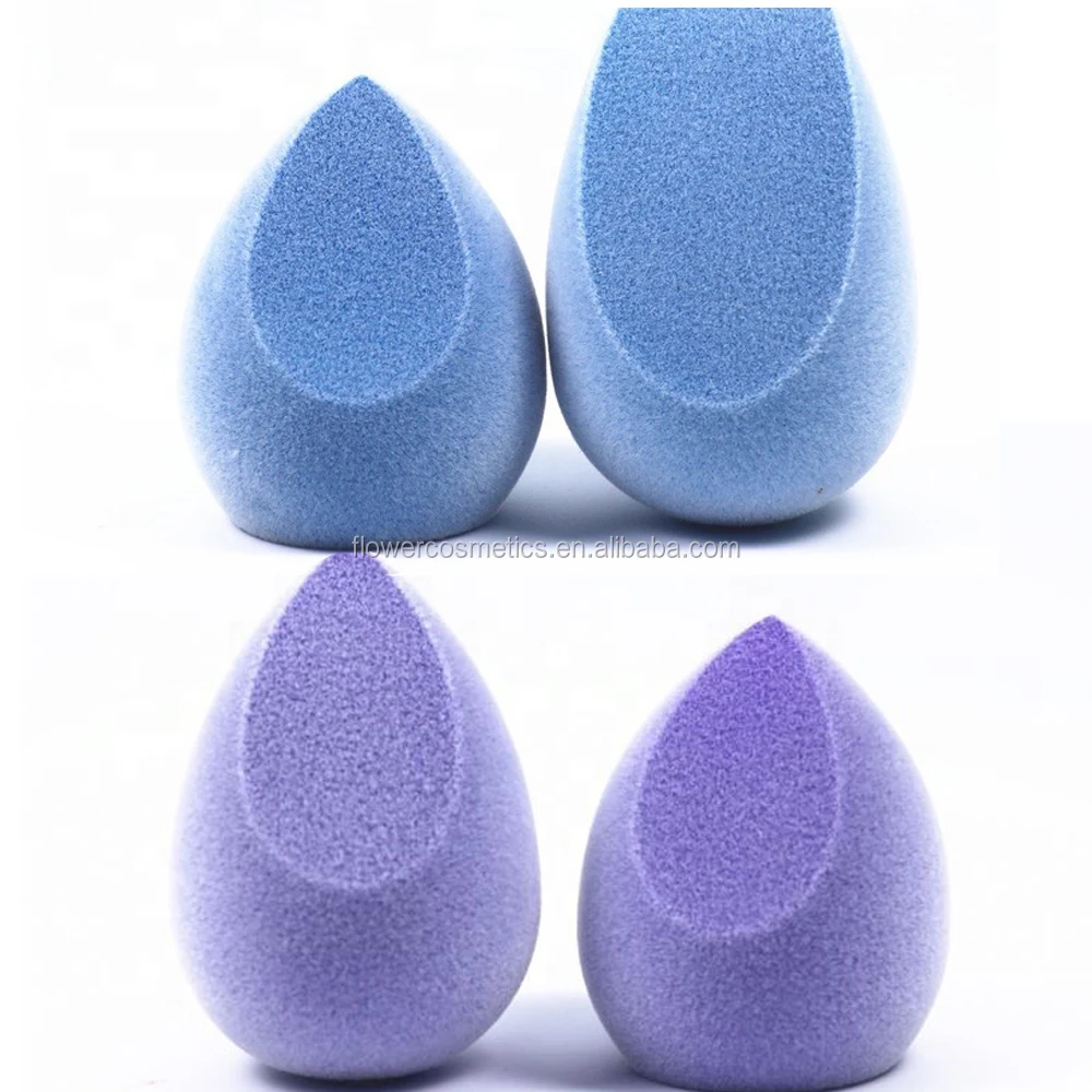 Non-latex Beauty Microfiber Flocking Makeup Sponge Foundation Velvet ...