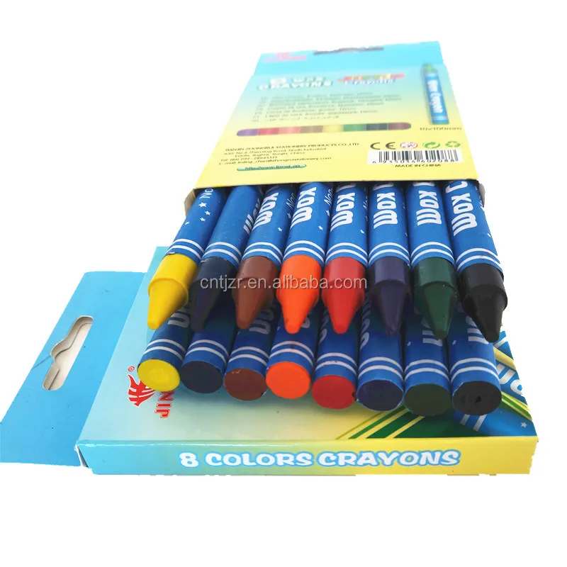 Crayons 10*100MM Kinds Crayons 8 Colors| Alibaba.com