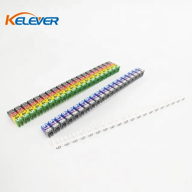 Snap on Electrical Cable Clip Marker - POM Cable Route Marker