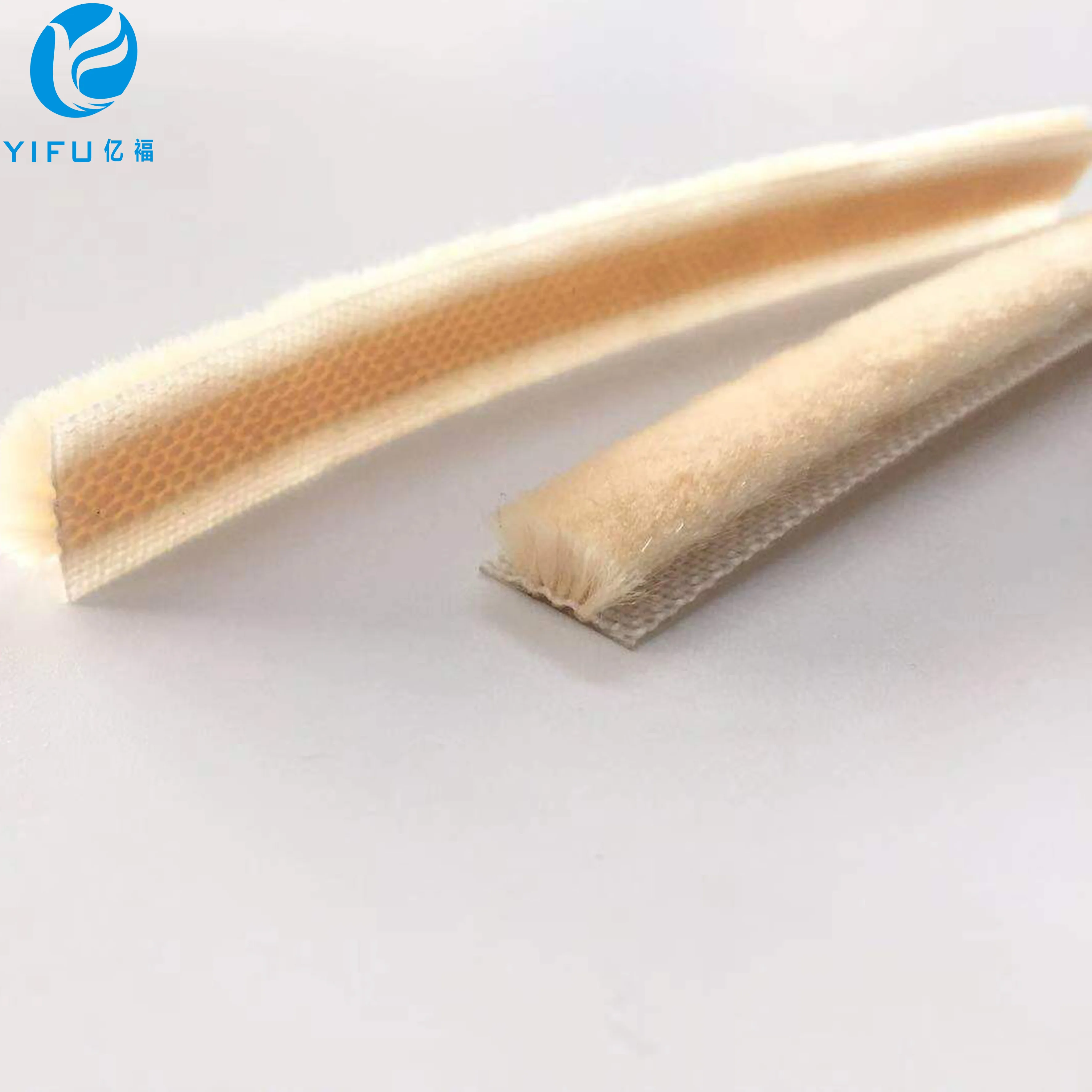 Waterproof Self-adhesive Wool Pile Weatherstrip - Buy Back To Glue Wool ...