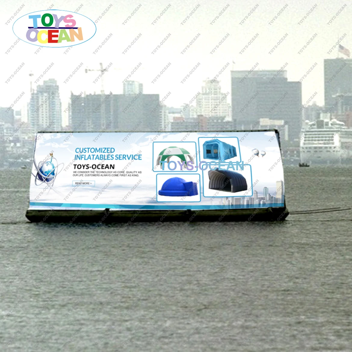 Inflatable Water Billboard - Effective Advertising Screen