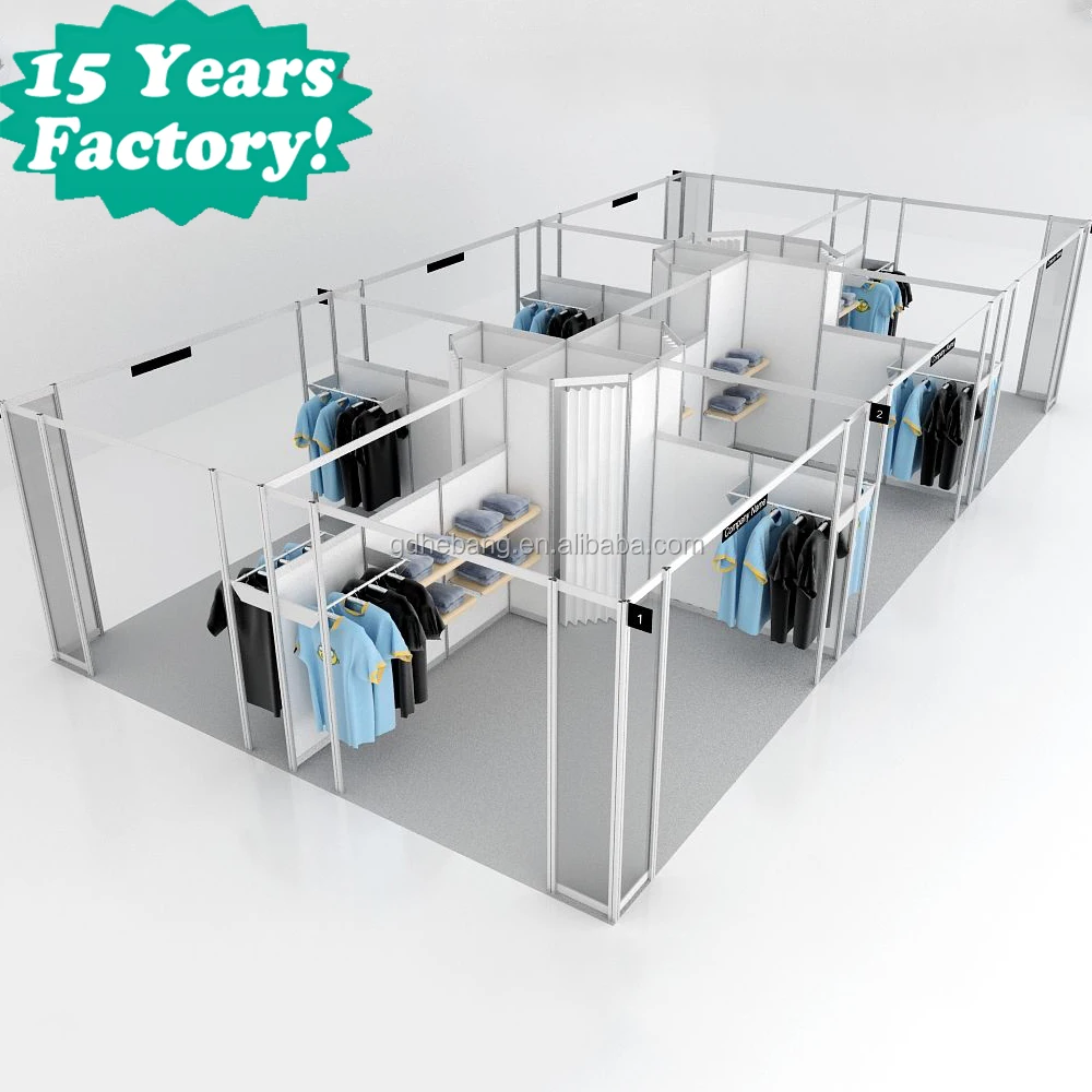 Durable Reused Exhibition Booth Partition Walls Octanorm System With ...