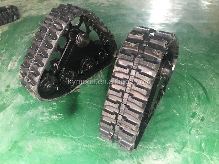 Triangle Rubber Track System for Wheelchairs and Crawler Tractors ...