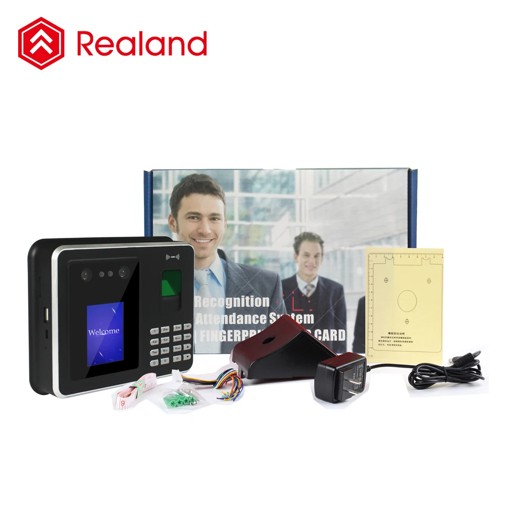 Realand Face Id Time Clock F-g425 With Wifi Communication And Free ...