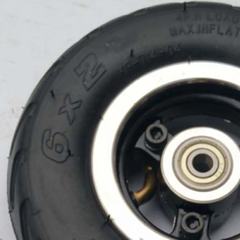 6x2 Rubber Wheels - Durable Pneumatic Tires for Scooters
