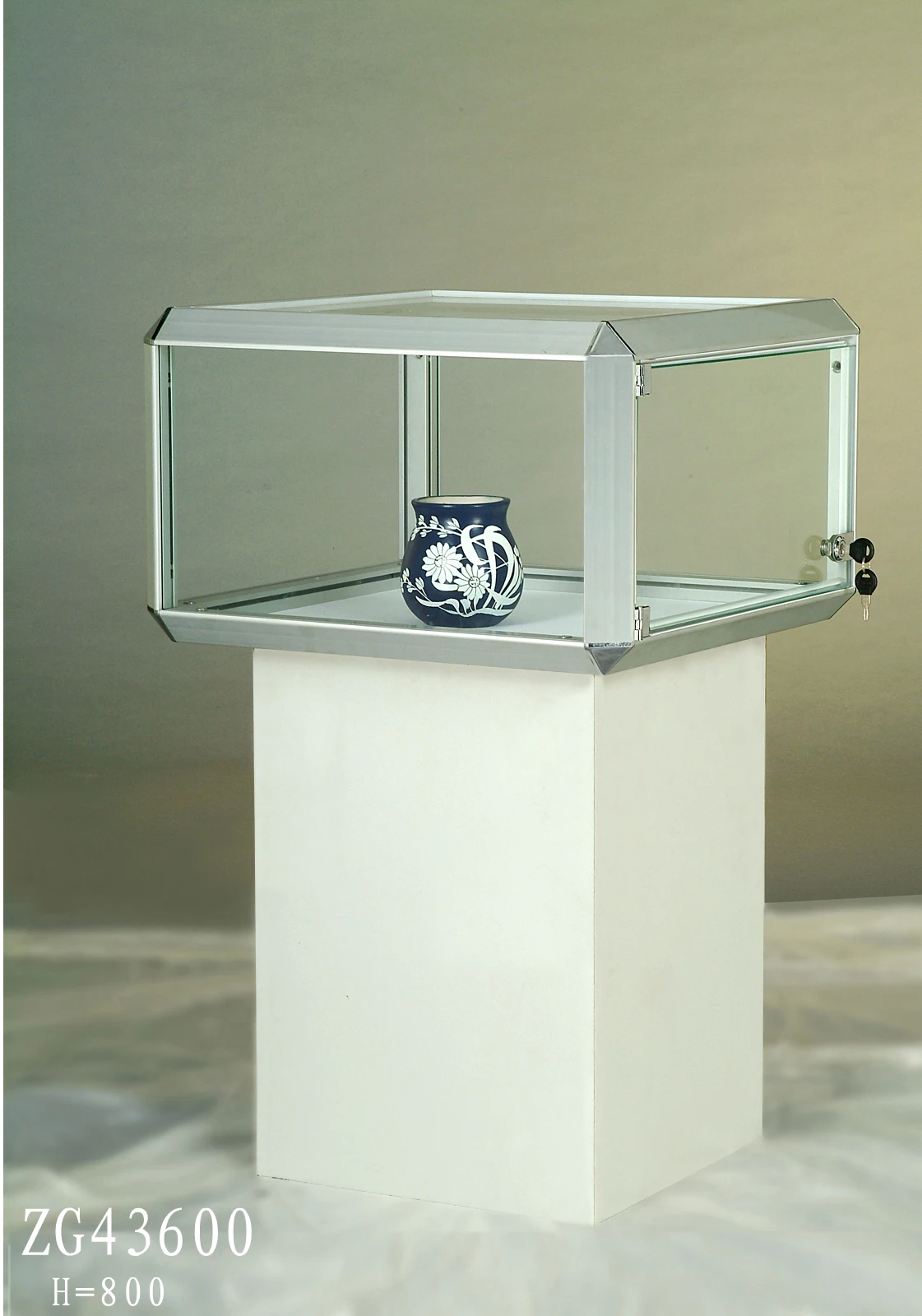 Customized Aluminum Frames Glass Showcase Trade Show Equipment For ...