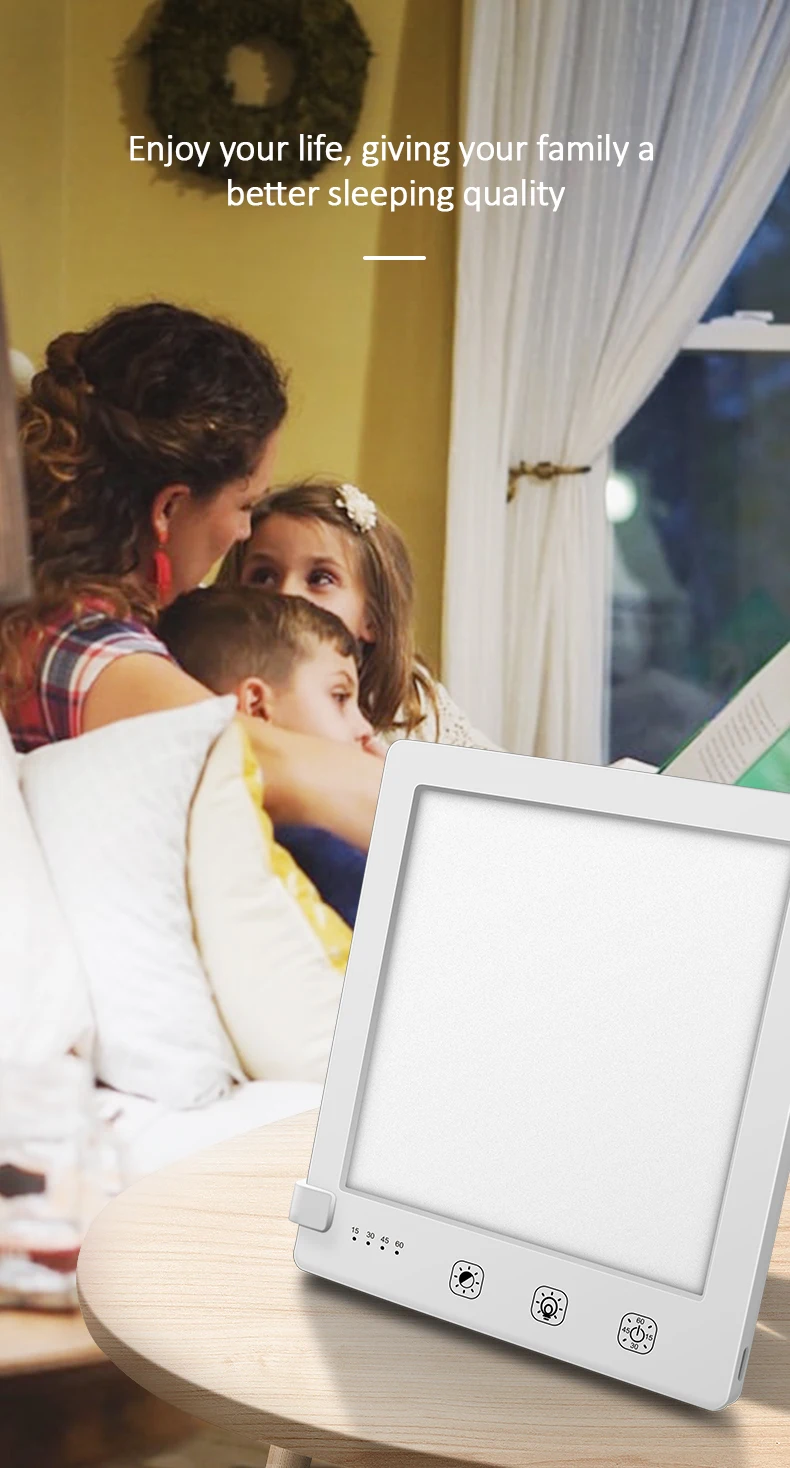 Small Portable Sad Box Led Light Therapy Lamp Bright Natural Daylight ...