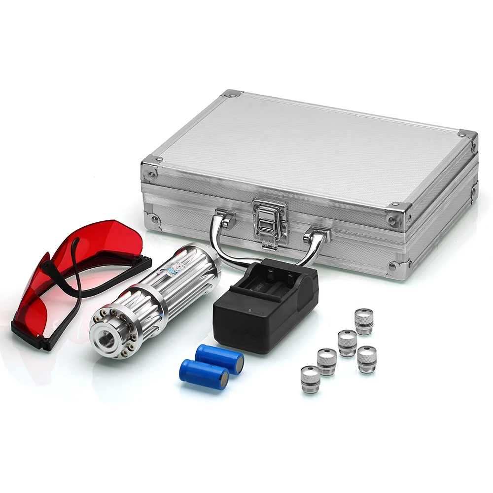 Hot 5000000m Silver Color Strong Laser Light High Power Blue 445nm ...