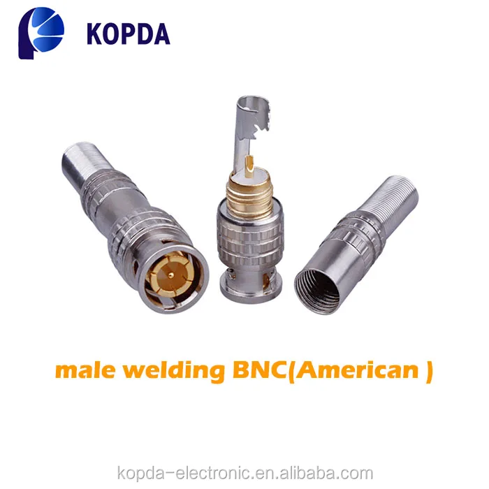 Conector Bnc Macho De Tipo De Soldadura,Sin Soldadura,Tipo Americano Rg58 Rg59 Rg6 - Buy Tipo ...