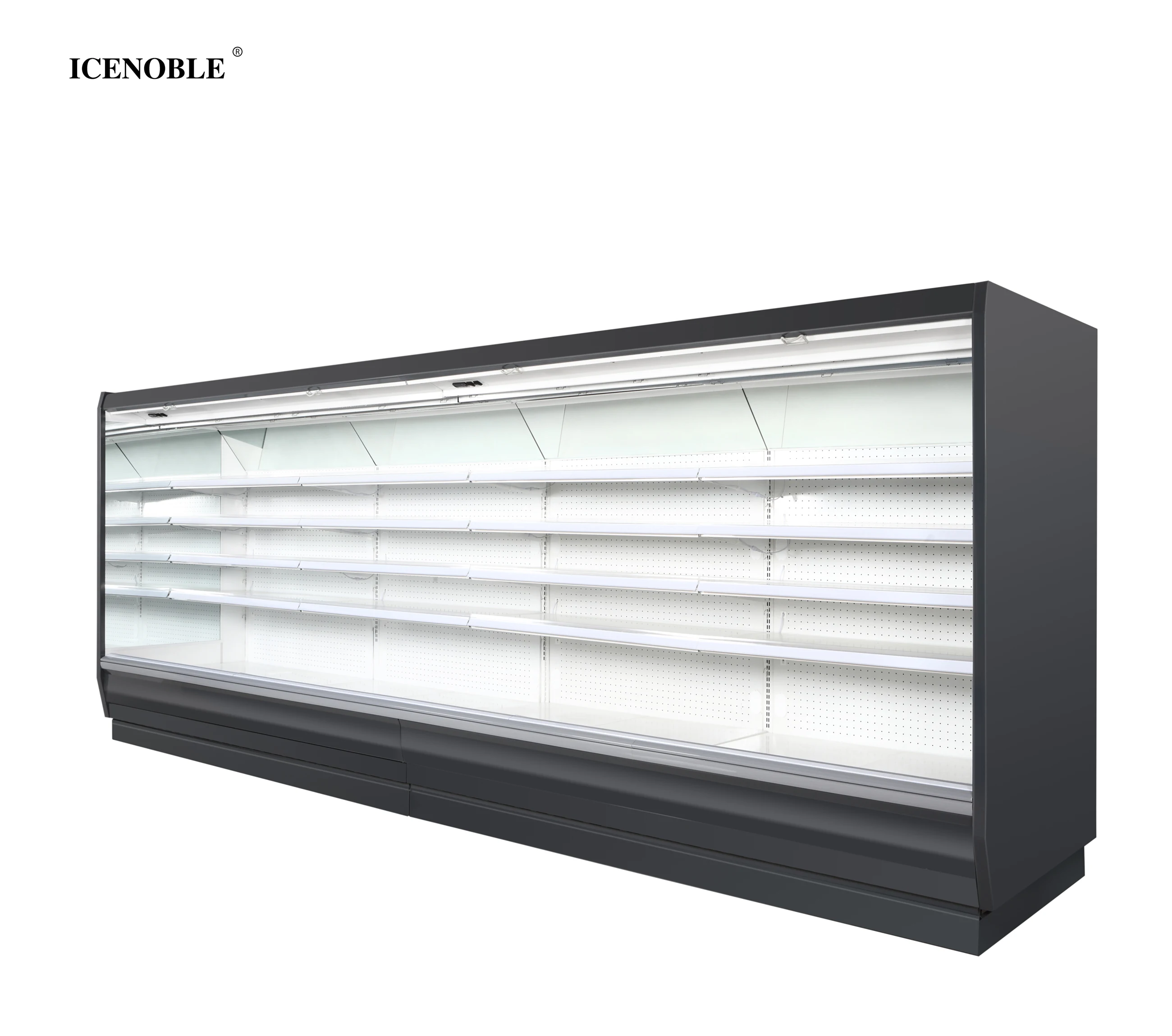 Front Open Type Multideck Cooler Supermarket Display Chiller for ...