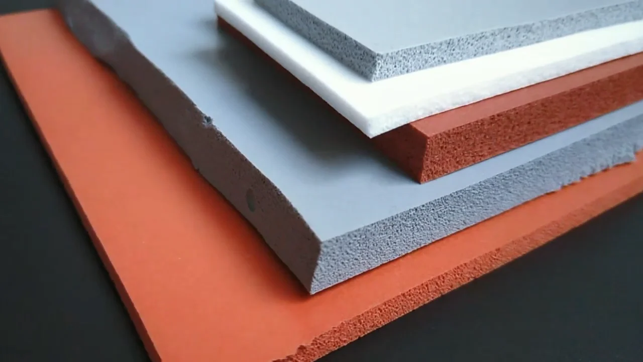 High Temperature Resistant Thickness Silicone Foam Rubber Pad Foam ...
