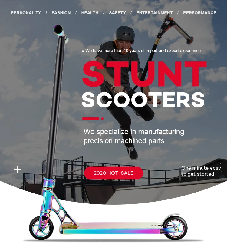 Huoli Scooter High Performance Trick Scooter Rainbow Pro Scooter For ...