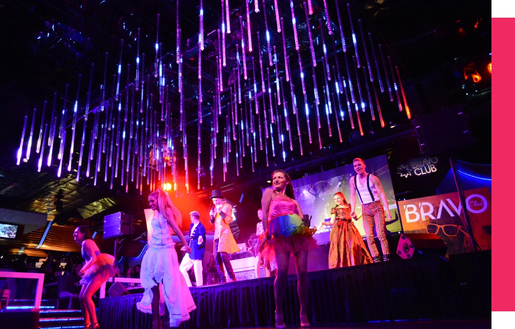 DMX Falling Vertical Tube LED Lighting - 360 Degree Flexibility