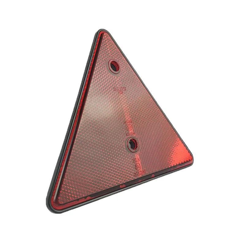 ECE PMMA Truck Trailer Rear Reflective Sticker Triangle Plastic Retro ...