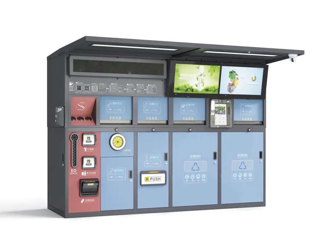 RVM Cans and Plastic Bottles Reverse Vending Machine for Eco-Friendly ...
