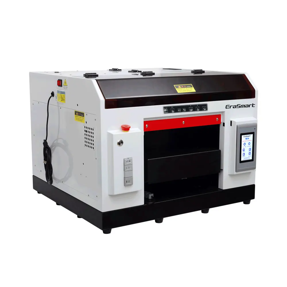 Erasmart Dx5 Automatic A3 Uv Cylinder Printer Uv Flatbed Printer Fo ...