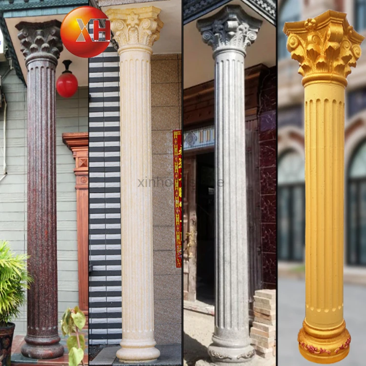 Hand Carved Natural Stone Roman Pillars Column Granite Gate Pillar ...