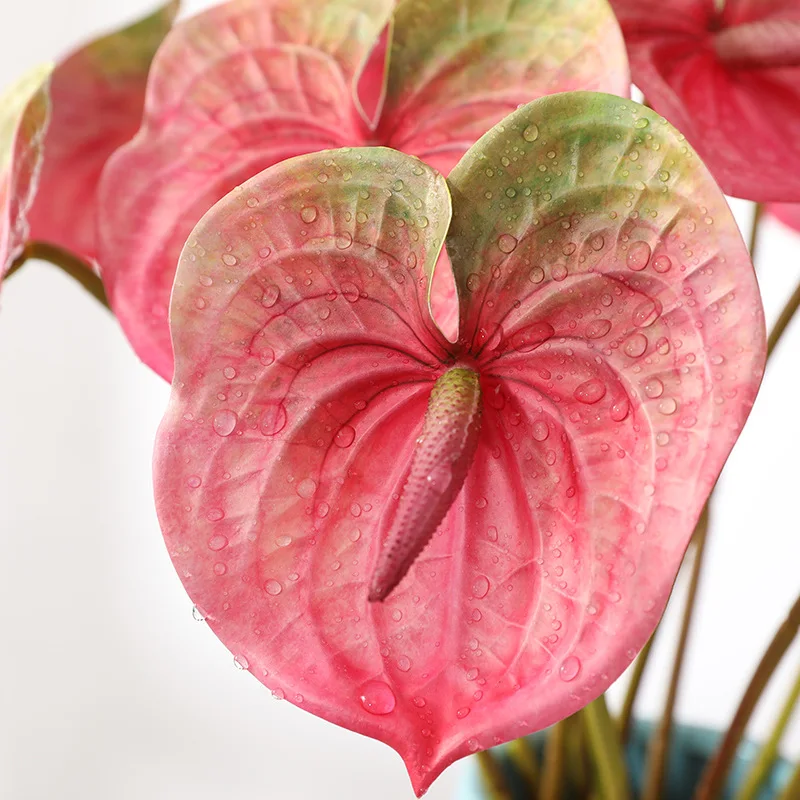 Wholesale 3D Printed Green Anthurium Artificial Flowers 3D Print ...