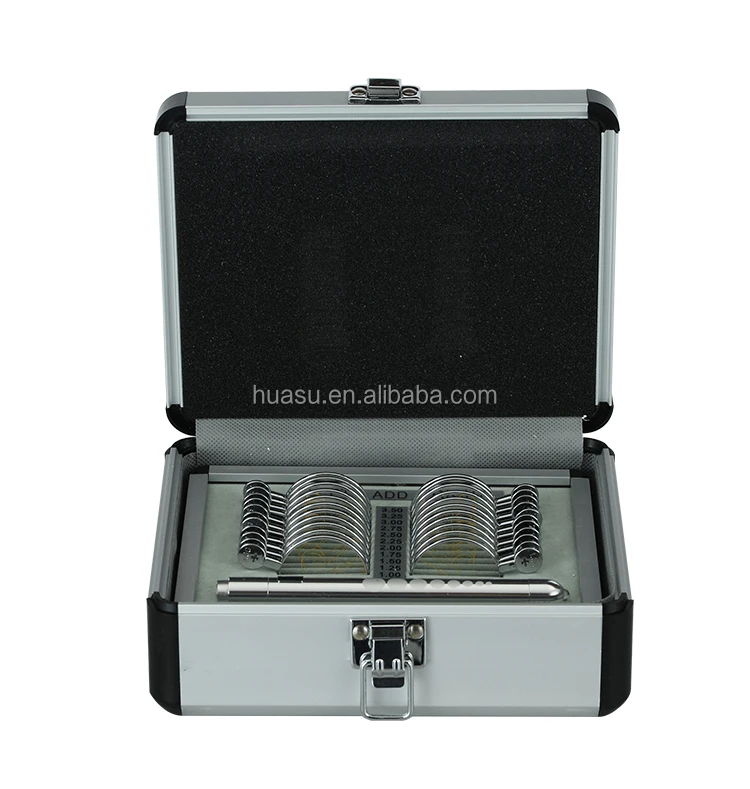 Optometry Progressive Lens Trial Box Optical Test Lenses Case Set With ...