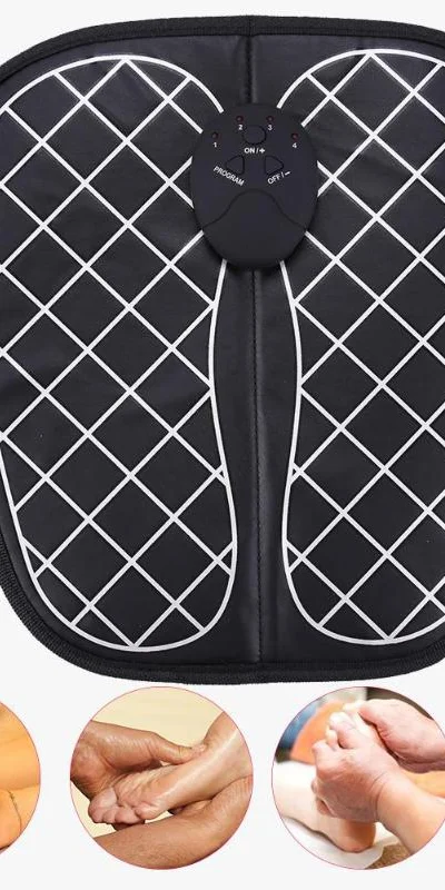 Battery Operated Electric Ems Intelligent Foot Massage Pad Massager ...