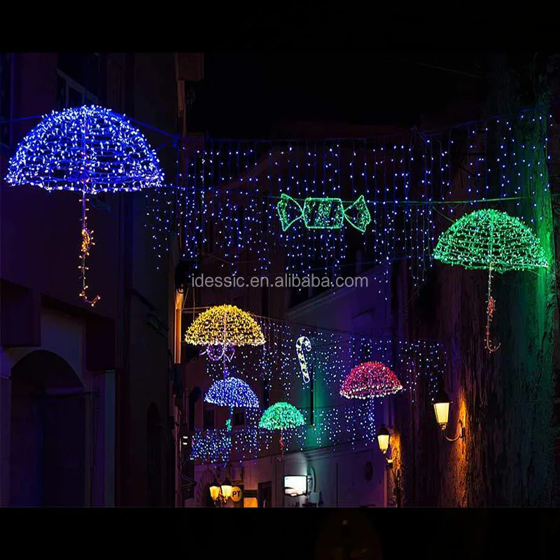 Outdoor Large 3D Hanging LED Lighted Jingle Bells for Christmas