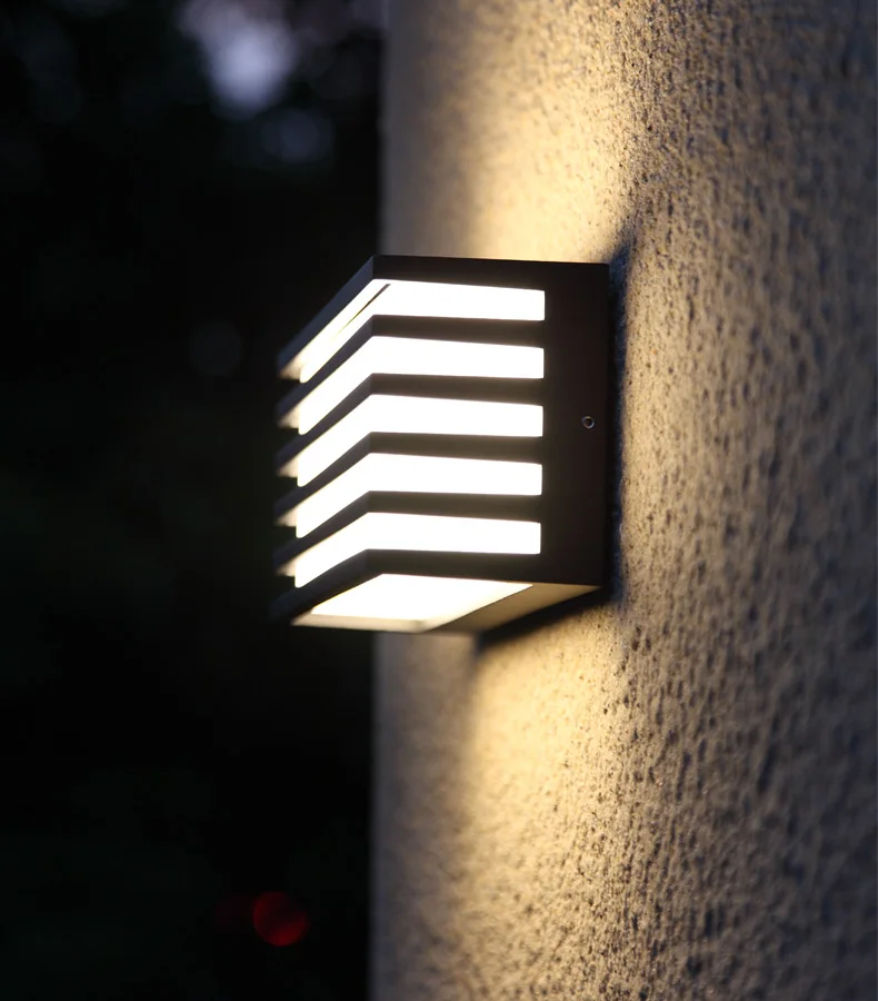 5 Years Warranty Waterproof Outdoor Led Wall Lamp Square Surface ...
