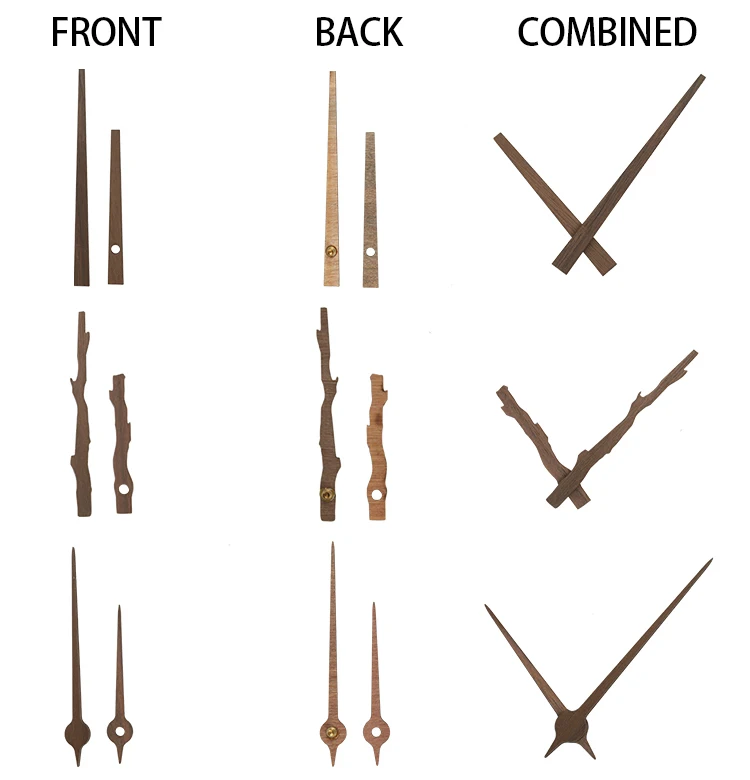 Custom Wooden Clock Parts - Unique Design & Craftsmanship