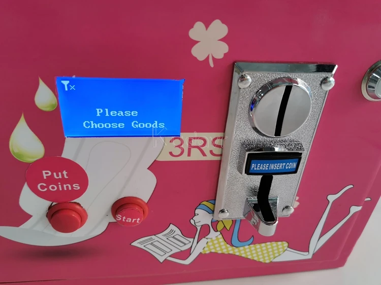 Toilet Small Sanitary Napkin Vending Machine Mini Dispenser Tampon ...