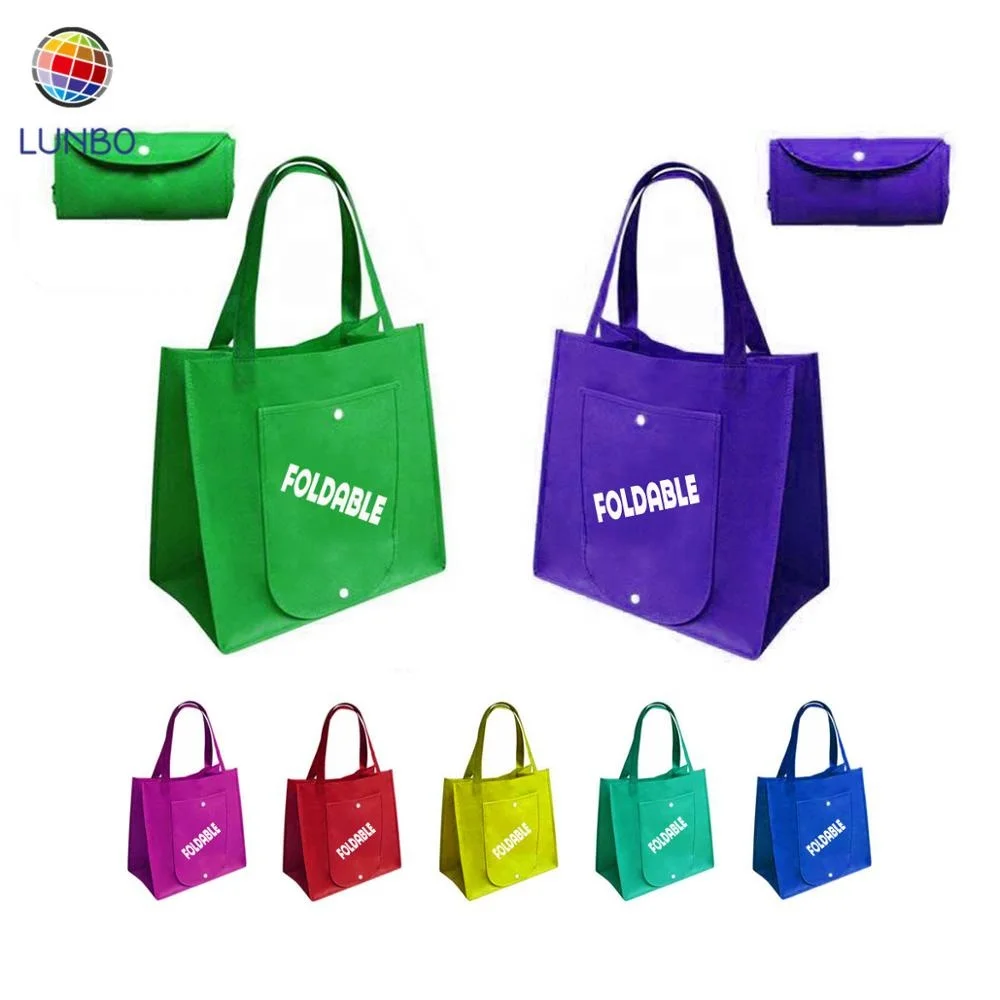 Eco Supermarket Foldable Tote Packaging Custom Reusable Non Woven ...