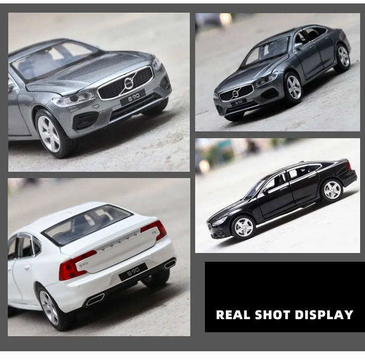 Manufacturer's S90 Alloy Models Simulation Model Car Six Open Light ...