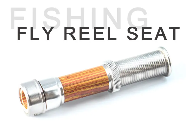 Selco Classic Design Nature Fly Rod Reel Seat with Wood Insert Reel Seat