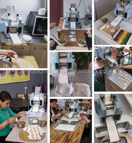Australia Automatic Dumpling Skin Making Wonton Wrapper Machine