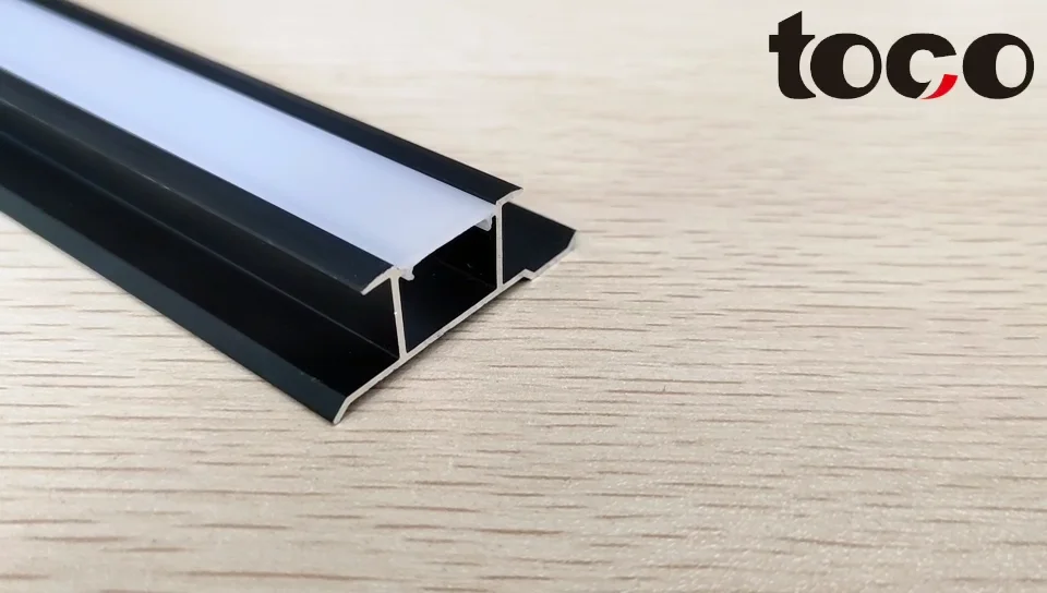 Toco High Quality Aluminum Corner Strip Aluminium Panel Round Black Led ...