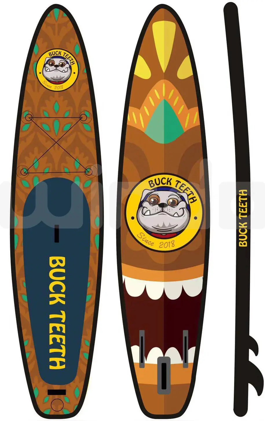430x120x15cm Giant Multi Person Single Strengthen Material Surfboard ...