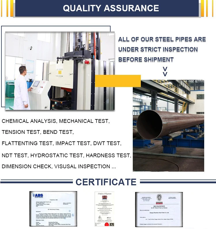 24 Inch API 5L Grade BMS PSL 2 LSAW Steel Pipe for Sour Service