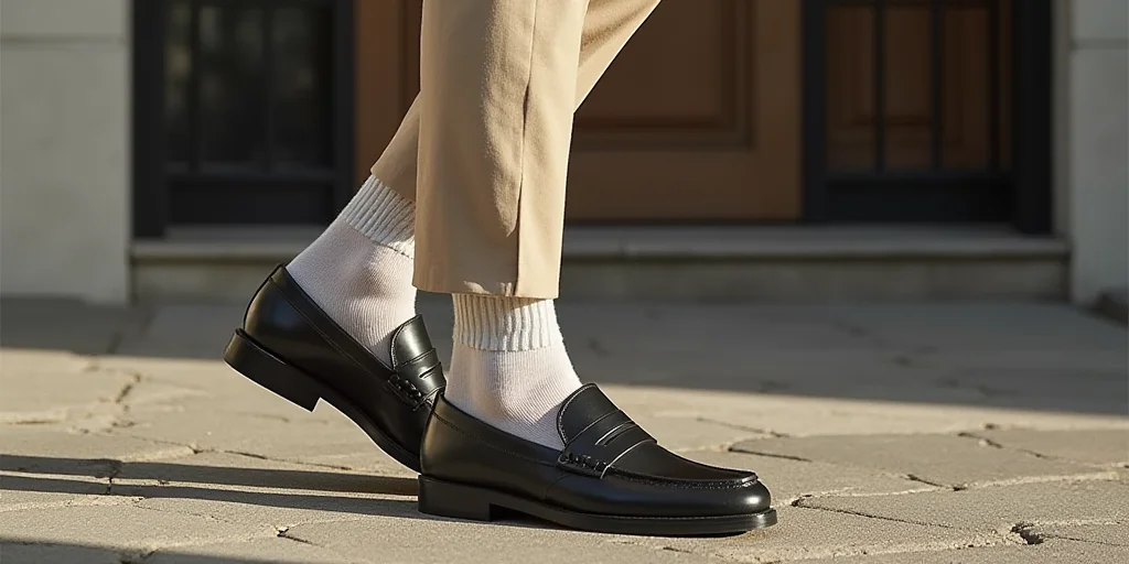 Penny Loafers And Socks Stylish 2025 Trend On Alibaba.com