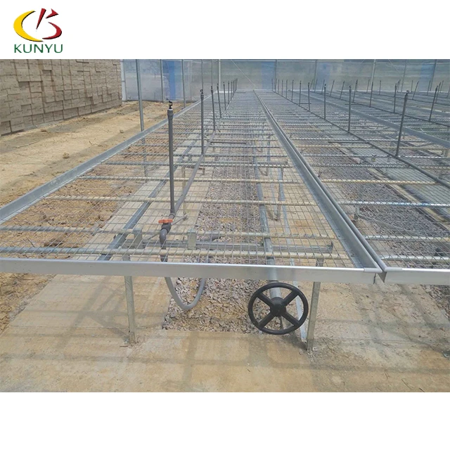 Kunyu Rolling Benches - Durable and Efficient Greenhouse Solutions