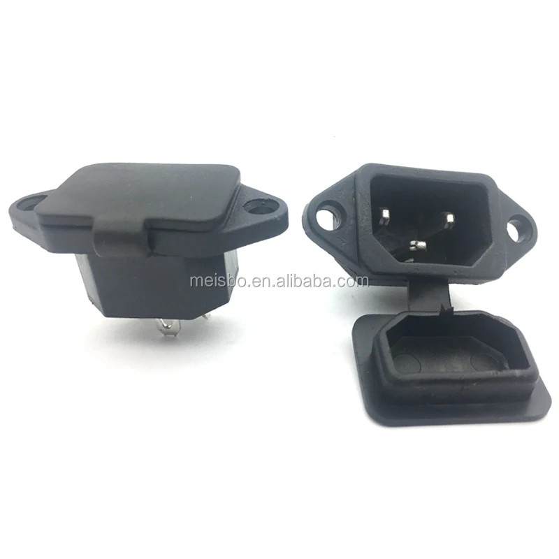 Waterproof AC Socket - 250V 10A IEC320 C14 Inlet Power Outlet